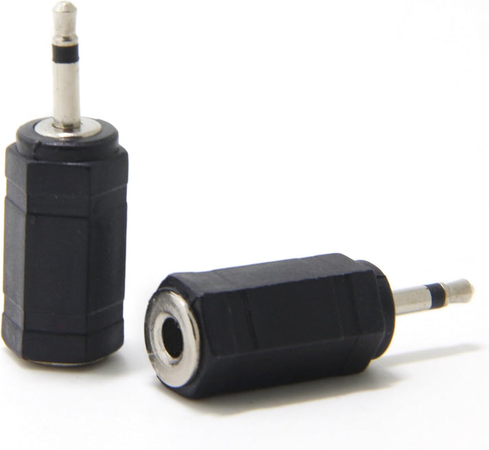 2.5mm Male to 3.5mm Female Mono Plug Adapter - 2 Pack – FingerLakes ...